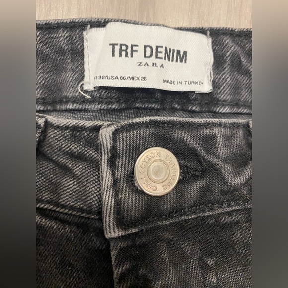 Zara | Jeans | Zara Authentic Denim By Trf Womens 6 Jeans Distressed ...